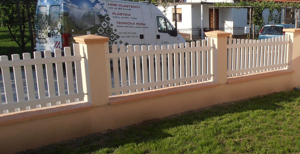 SanTek d.o.o. - PVC ograda TIP75V UVAL